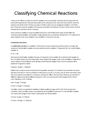 Chemistry Chapter 1 Notes part 2 - Chapter 1 Notes: Continued Chemical ...