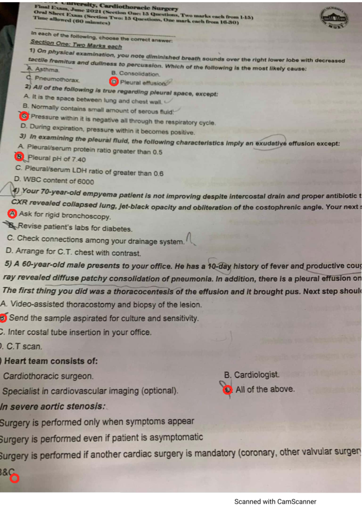 a practice materials for Medical study material - Studocu