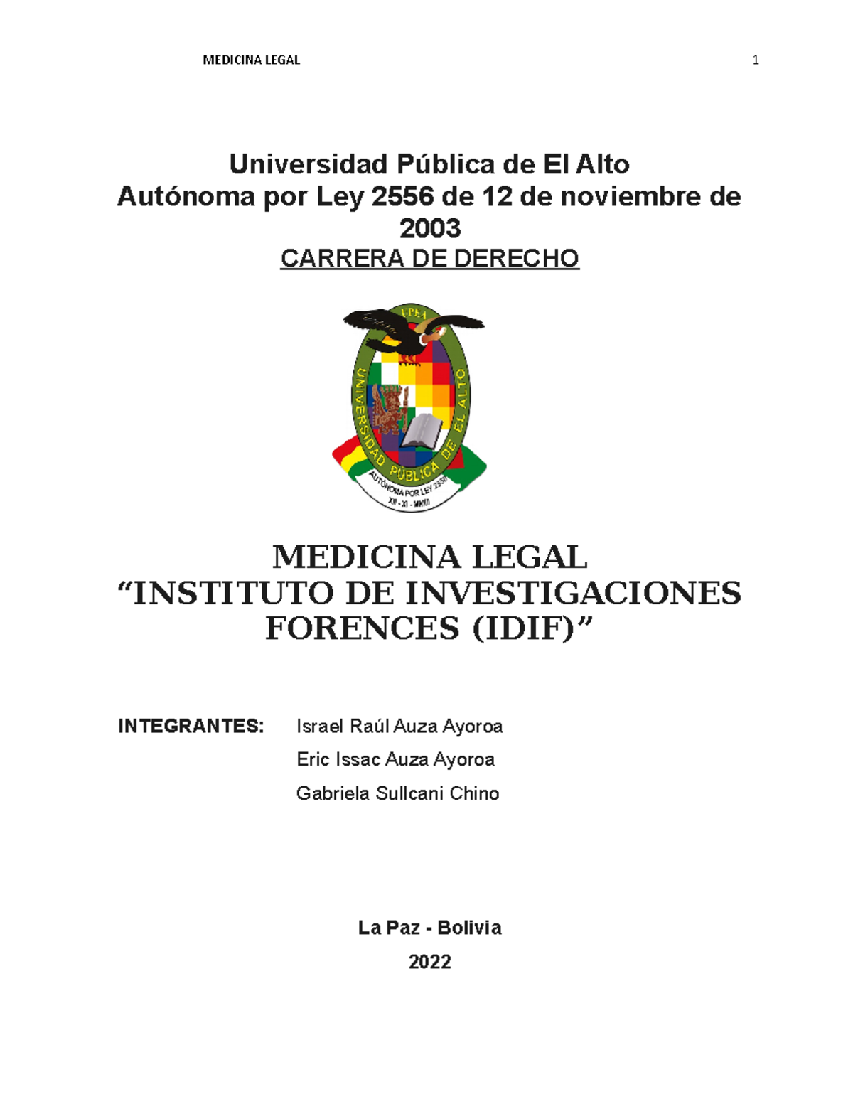 Informe DE IDIF - son apuntes de una investigacion reslizada al ...