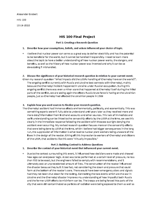 HIS 100 Project - HIS 100 Project Template HIS 100 Project Template Use ...