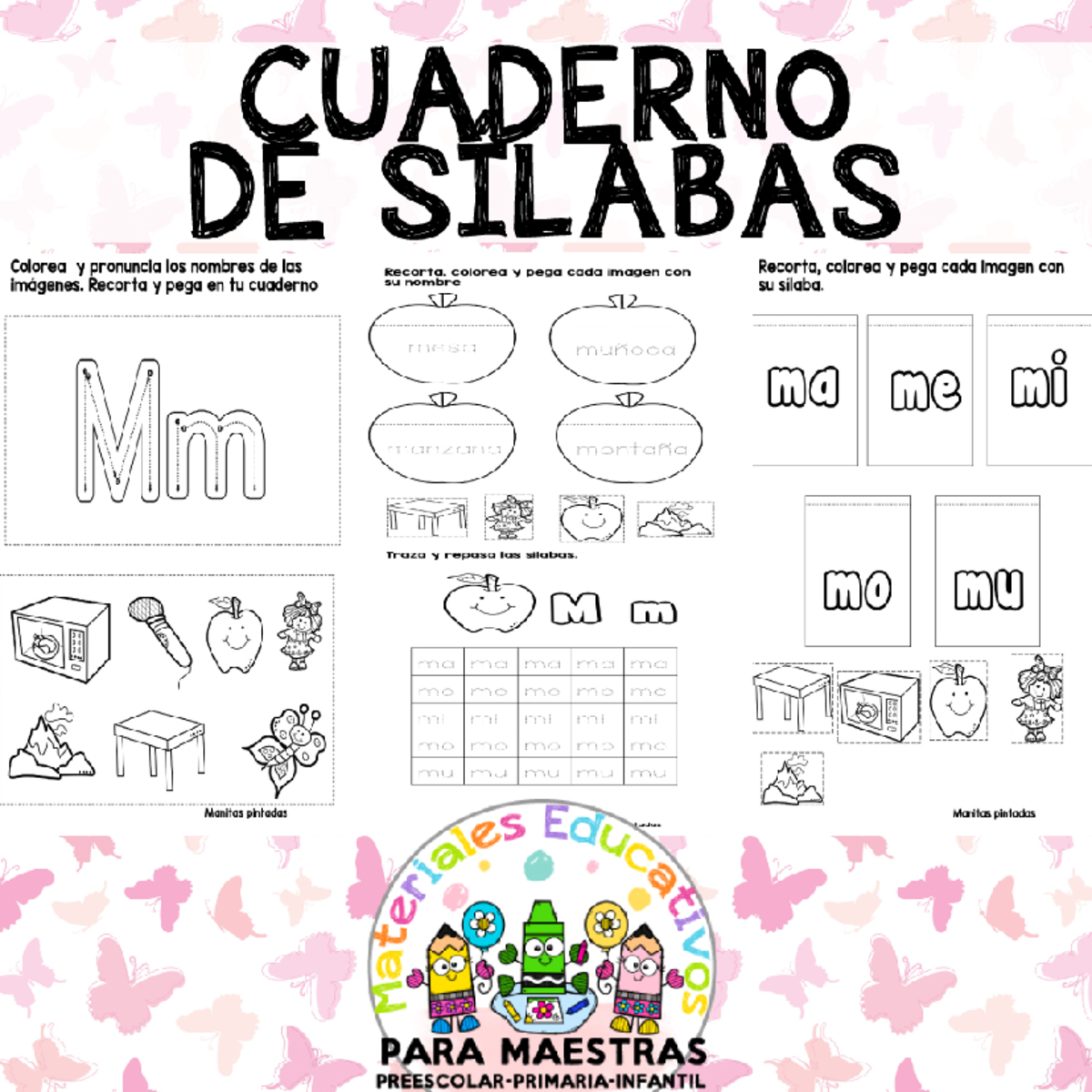 Cuaderno de apoyo a las sílabas recopilado por Materiales Educativos ...