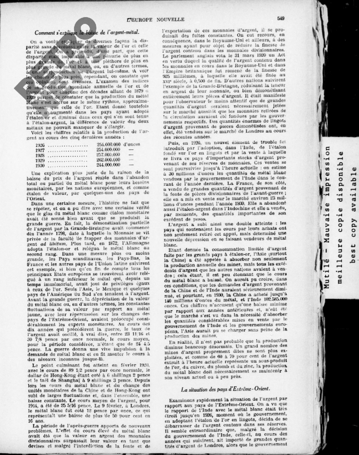 1931 04 18 L Europe nouvelle Retronews - Matemáticas - Studocu