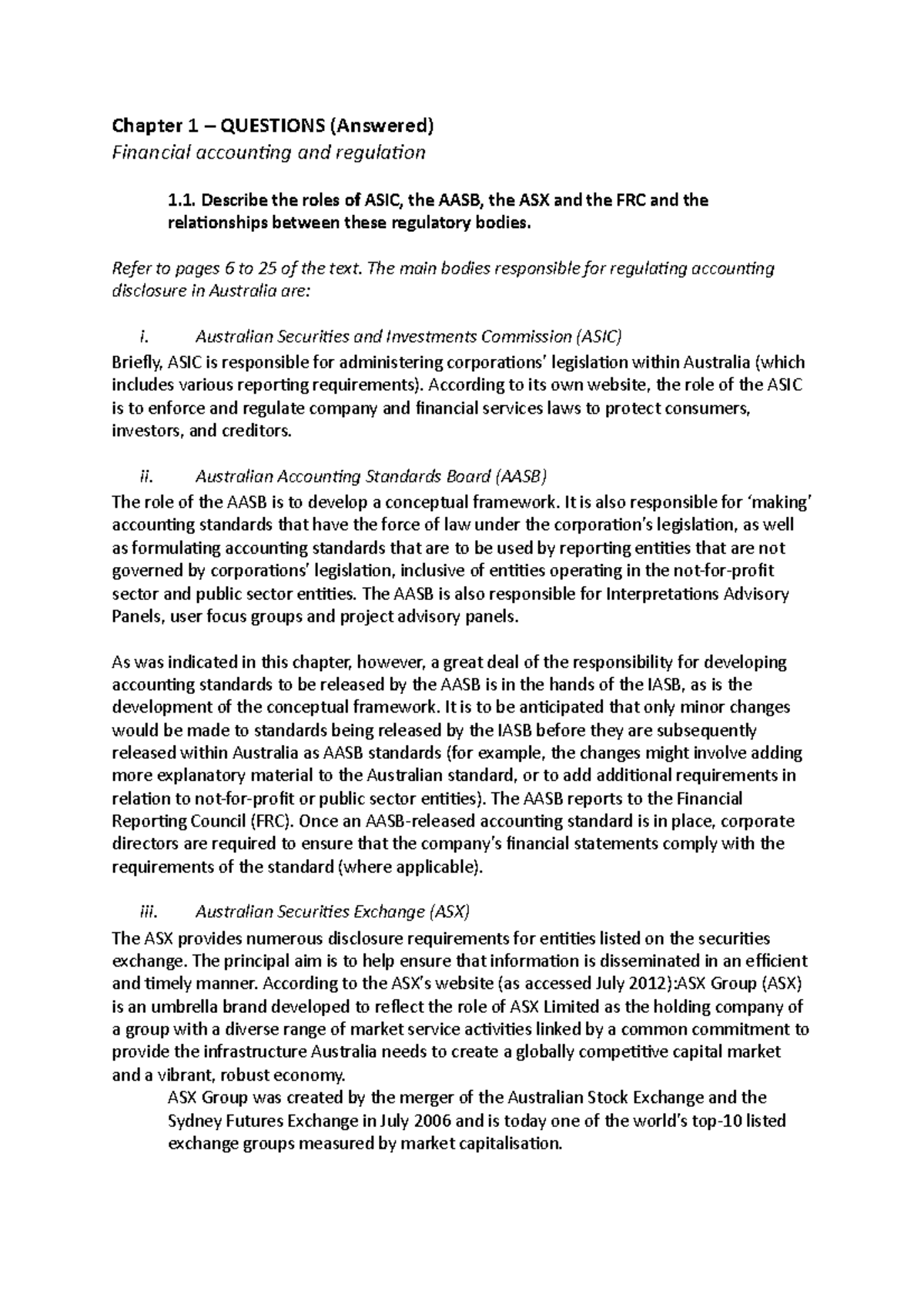 Chapter 1 Textbook Questions - Chapter 1 – QUESTIONS (Answered ...