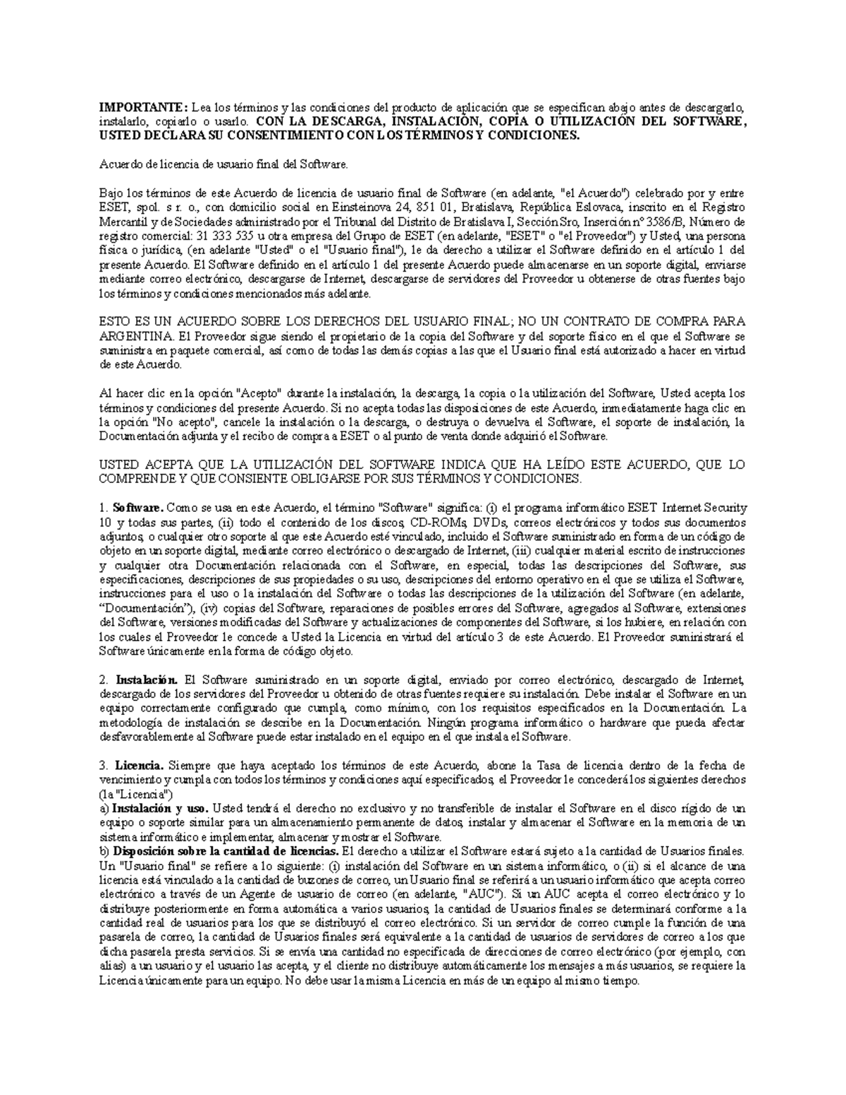 Eula5 - asdasdf - Tecnología de Materiales - INACAP - Studocu