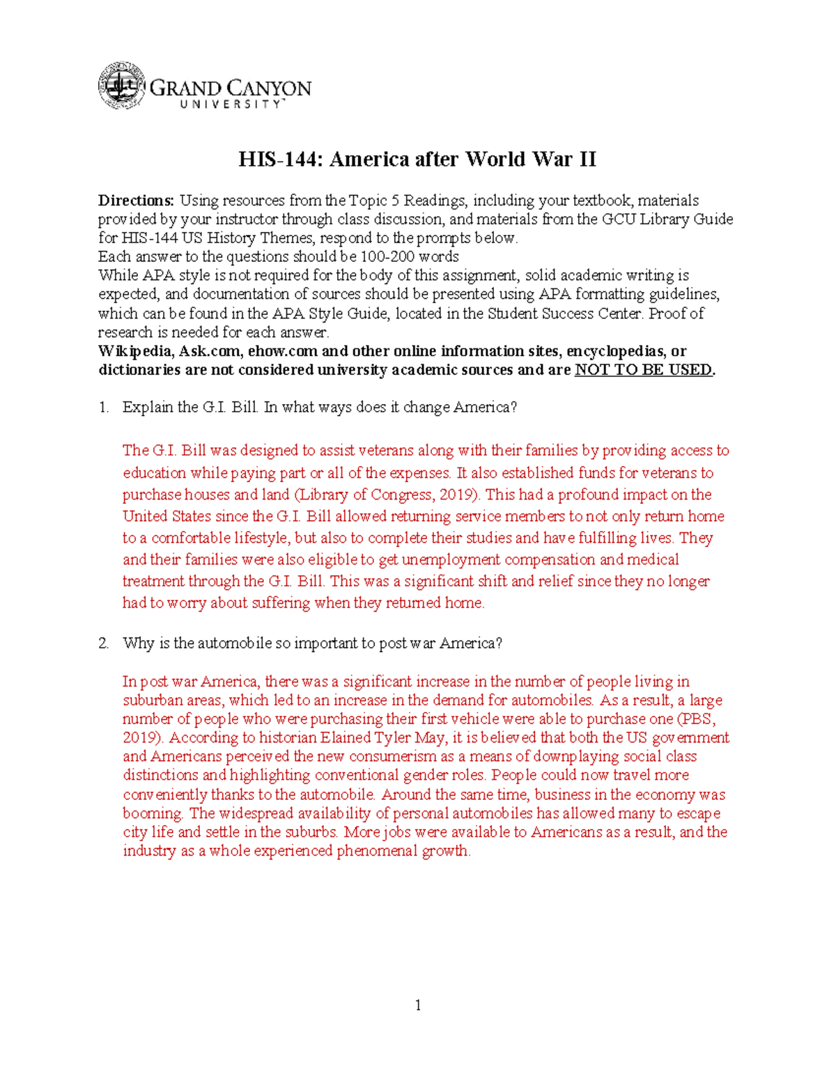 HIS-144-RS-America after WWII Worksheet - HIS-144: America after World ...