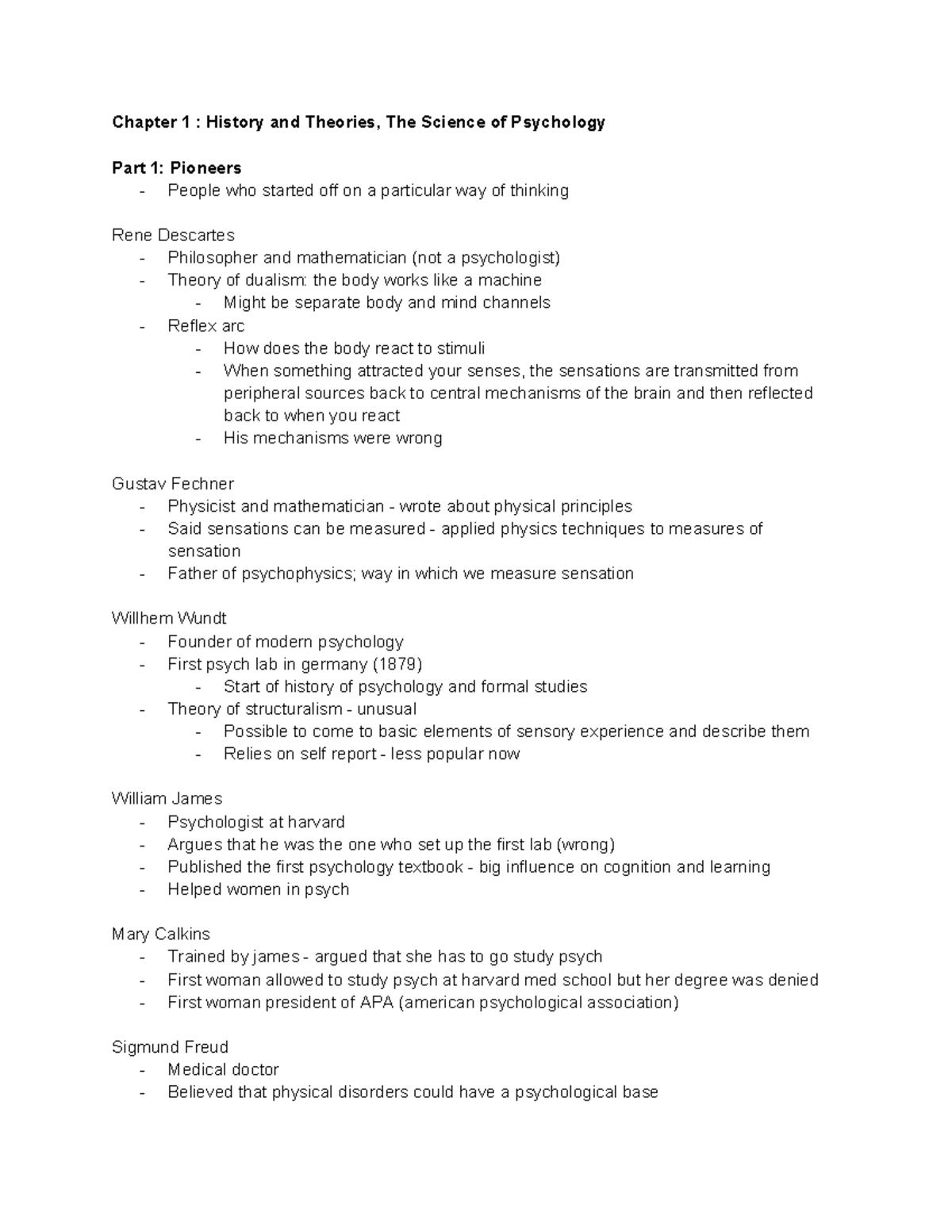 Video Lectures and Notes - Chapter 1 : History and Theories, The ...