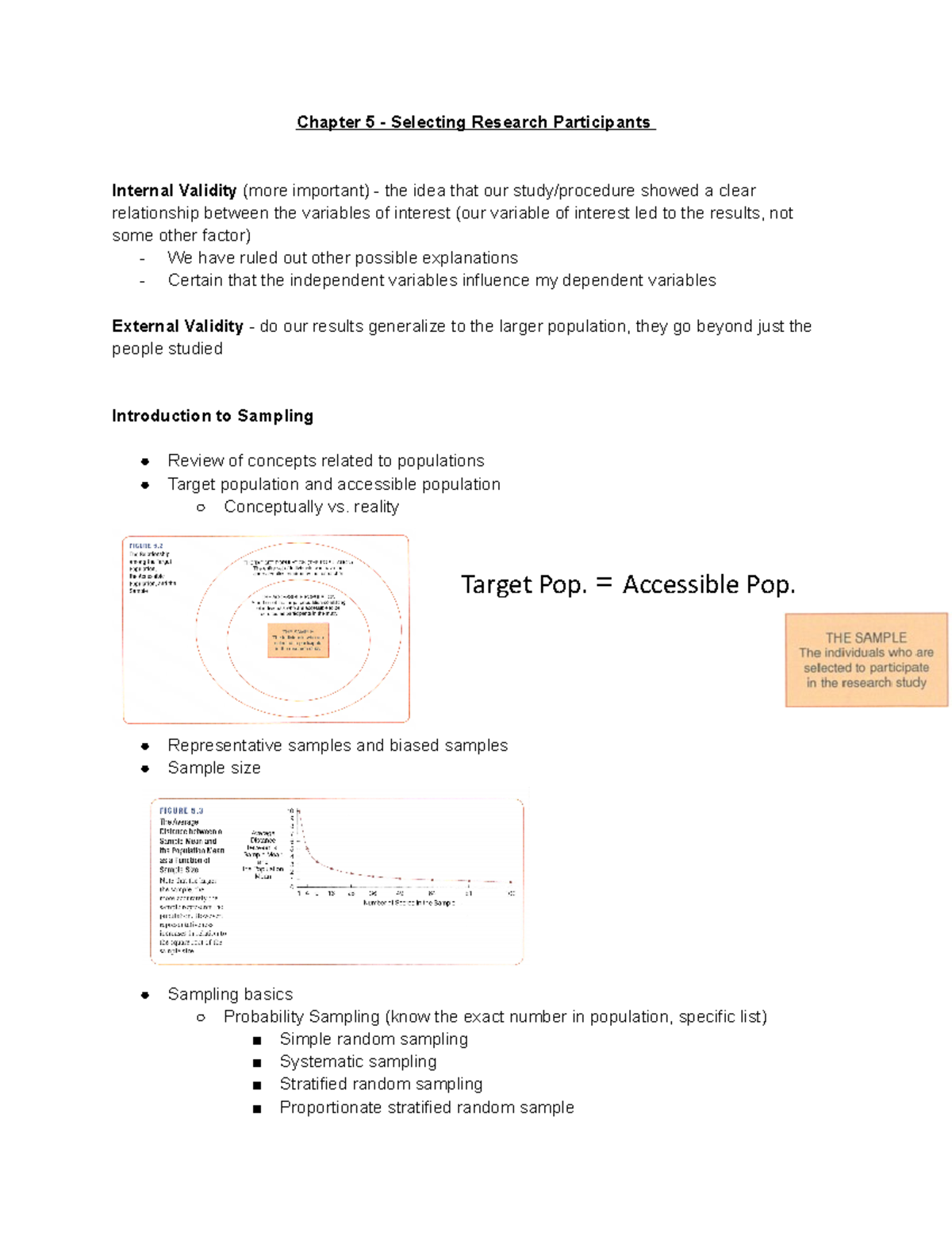 Chapter 5 - Selecting Research Participants - Chapter 5 - Selecting ...