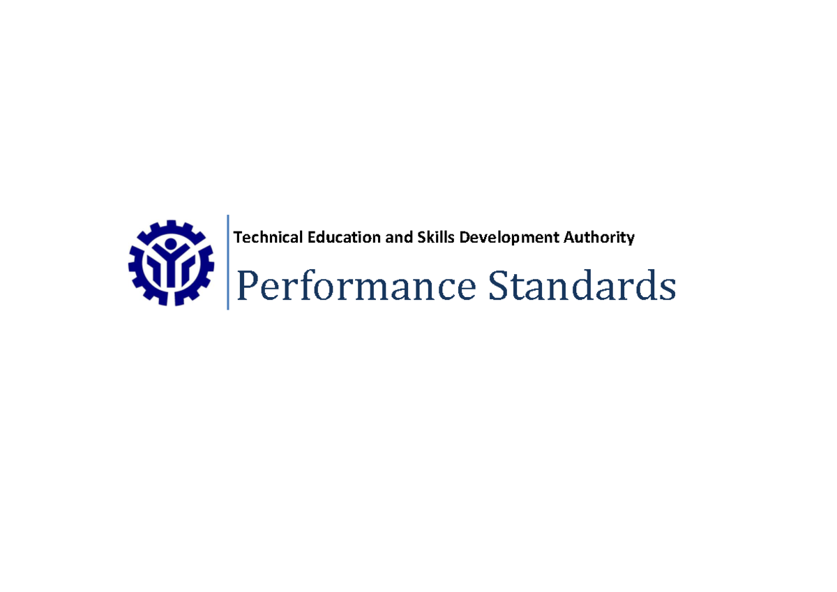 SPMS CSC Version Performance Standards - Technical Education and Skills ...