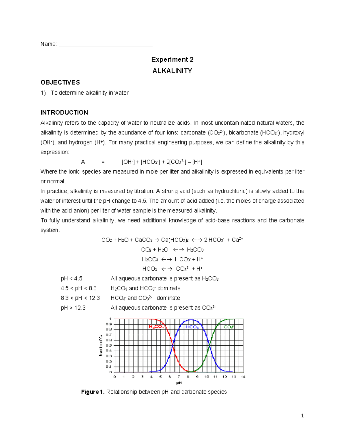 Alkalinity Lab Final 1 - 1 Name ...