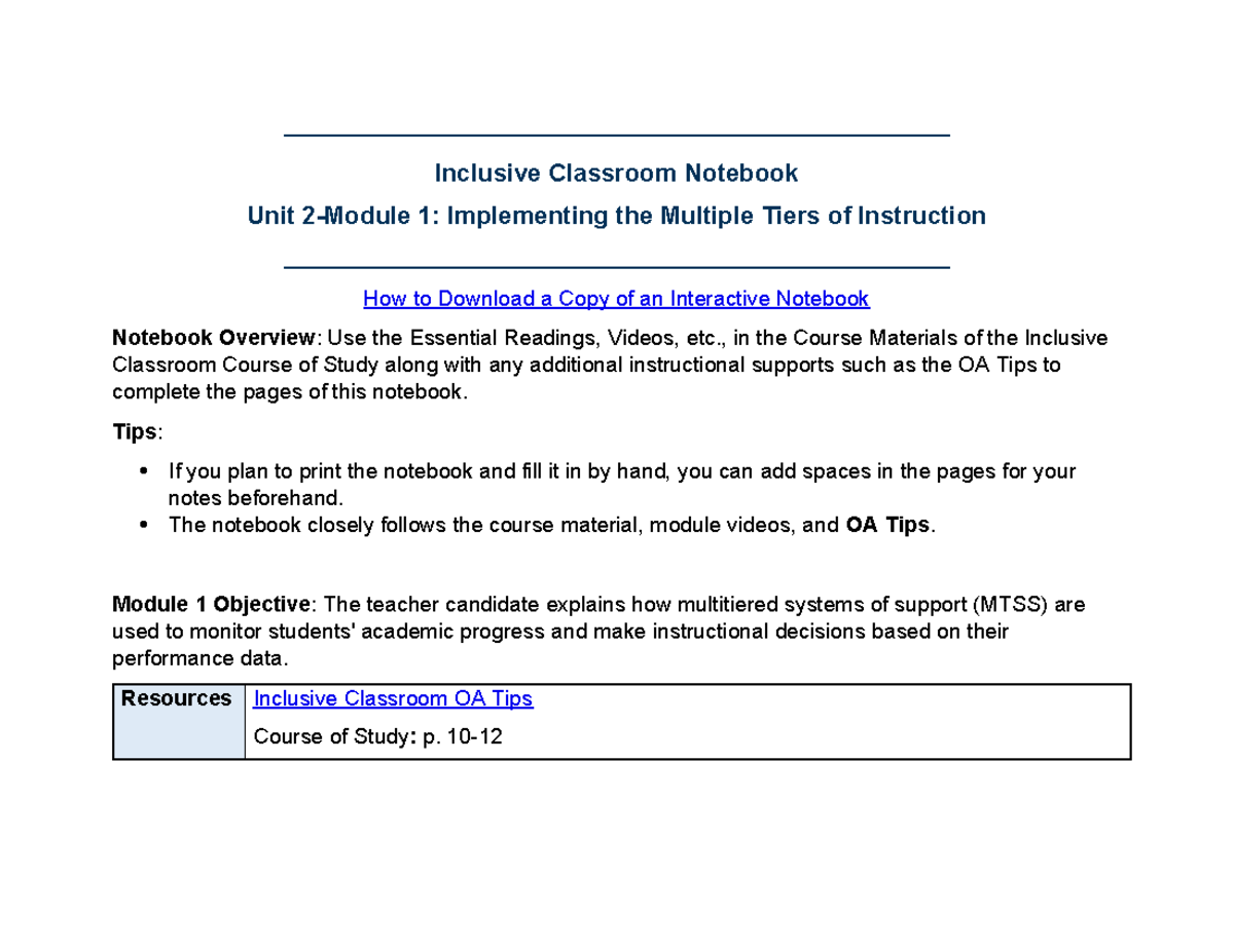 D152 Module 1-Notebook ...