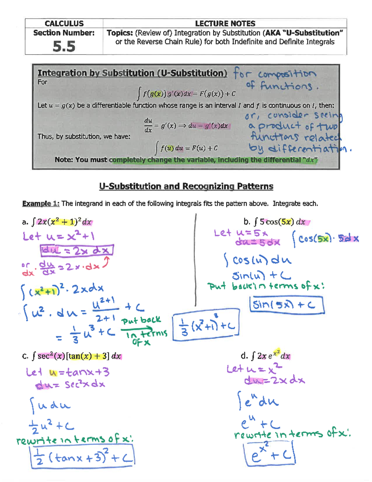 Section 5.5 Solutions from 5-31 - MATH 3B - Studocu