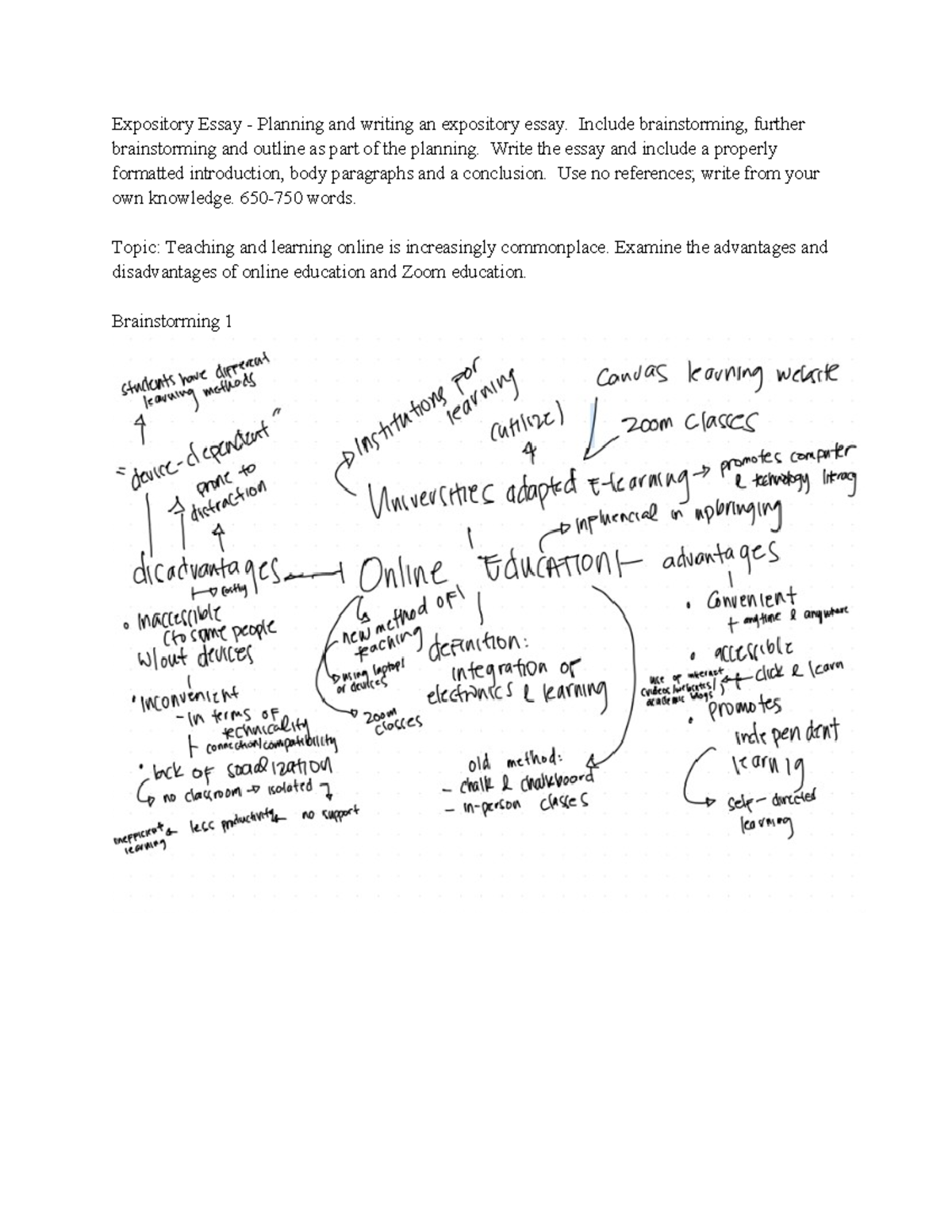 English 100 101G - Practice Set - English Writing for Academic Purposes ...