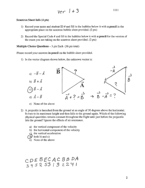 A Uniform Circular Motion, Lab Report: Experiment 5 - Lab Report ...