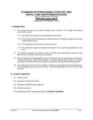 SPP 201 - Philippine Standards of Professional Practice 201 - Pre ...