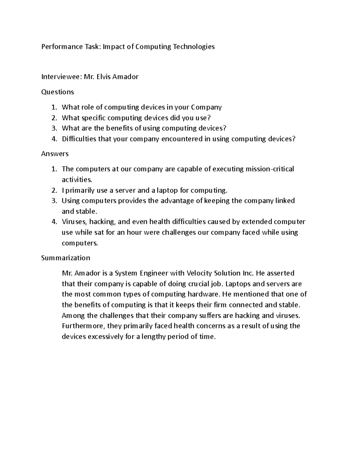 IC(PT) - NONE - Performance Task: Impact of Computing Technologies ...