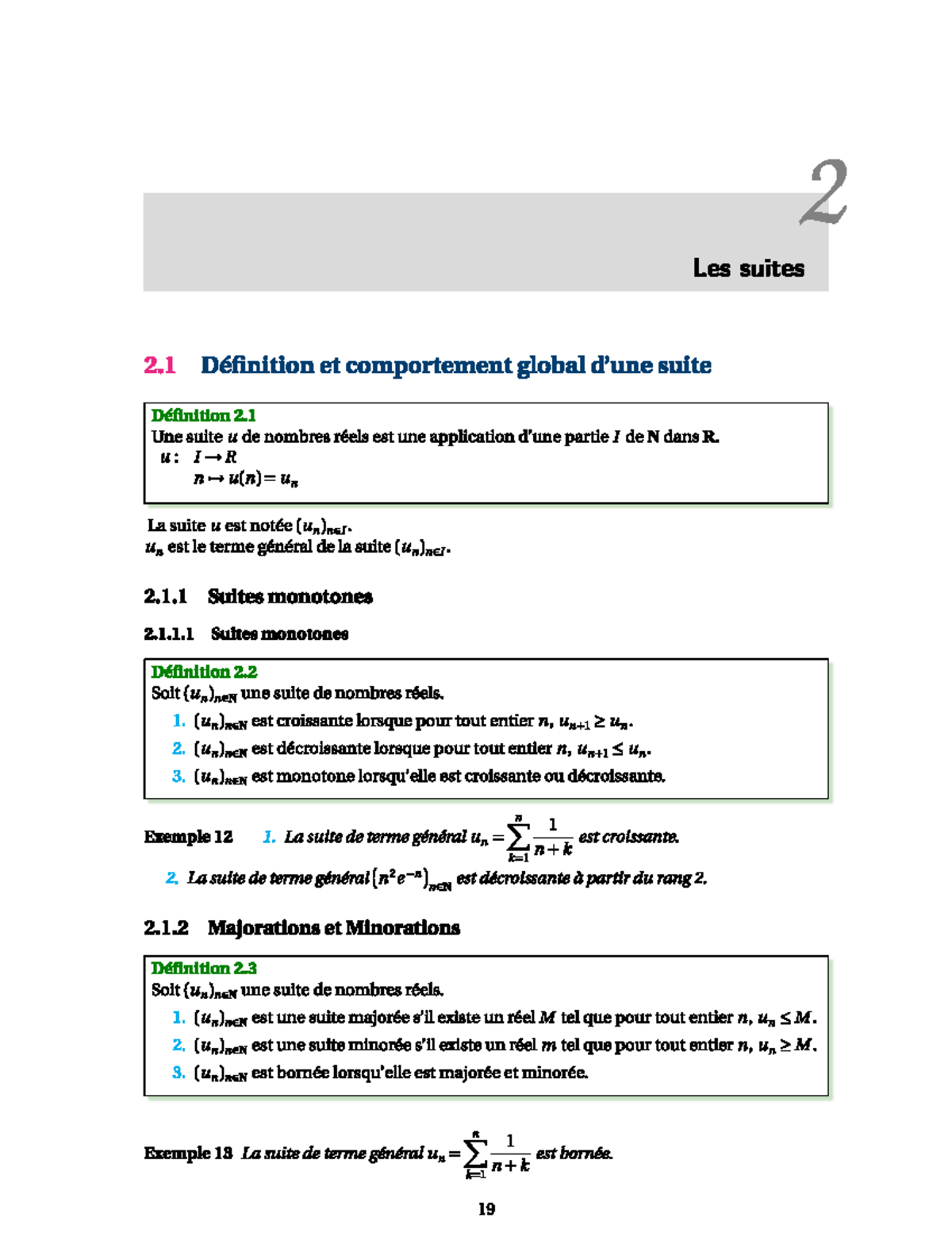 Chapitre 2- Analyse 1-2AP1-LES Suites - Studocu