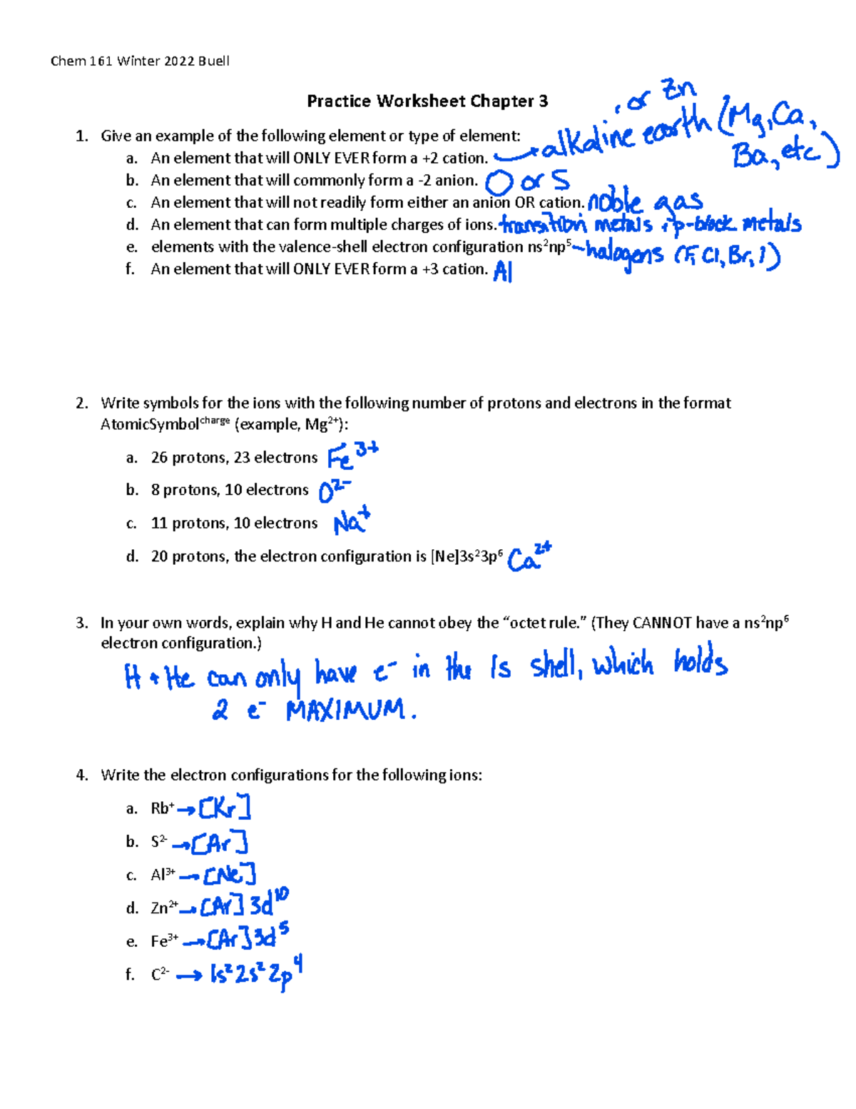 161 Practice Worksheet Chapter 3 Answers - Practice Worksheet Chapter 3 ...
