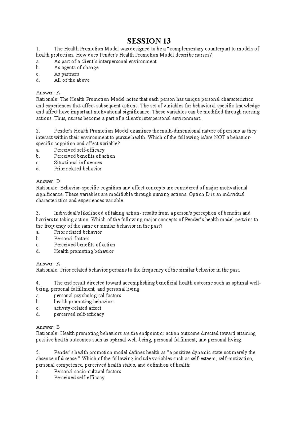 Session-13-232 - Summary Bachelor of Science in Mathematics - SESSION ...