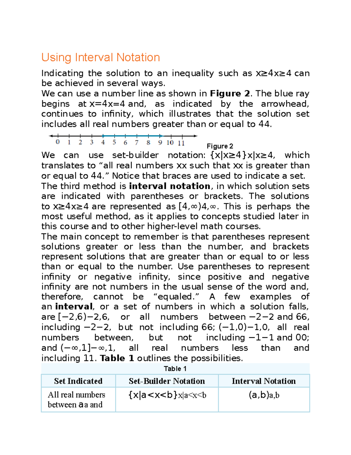 1-4 Reading and Participation Activities Linear Inequalities and ...