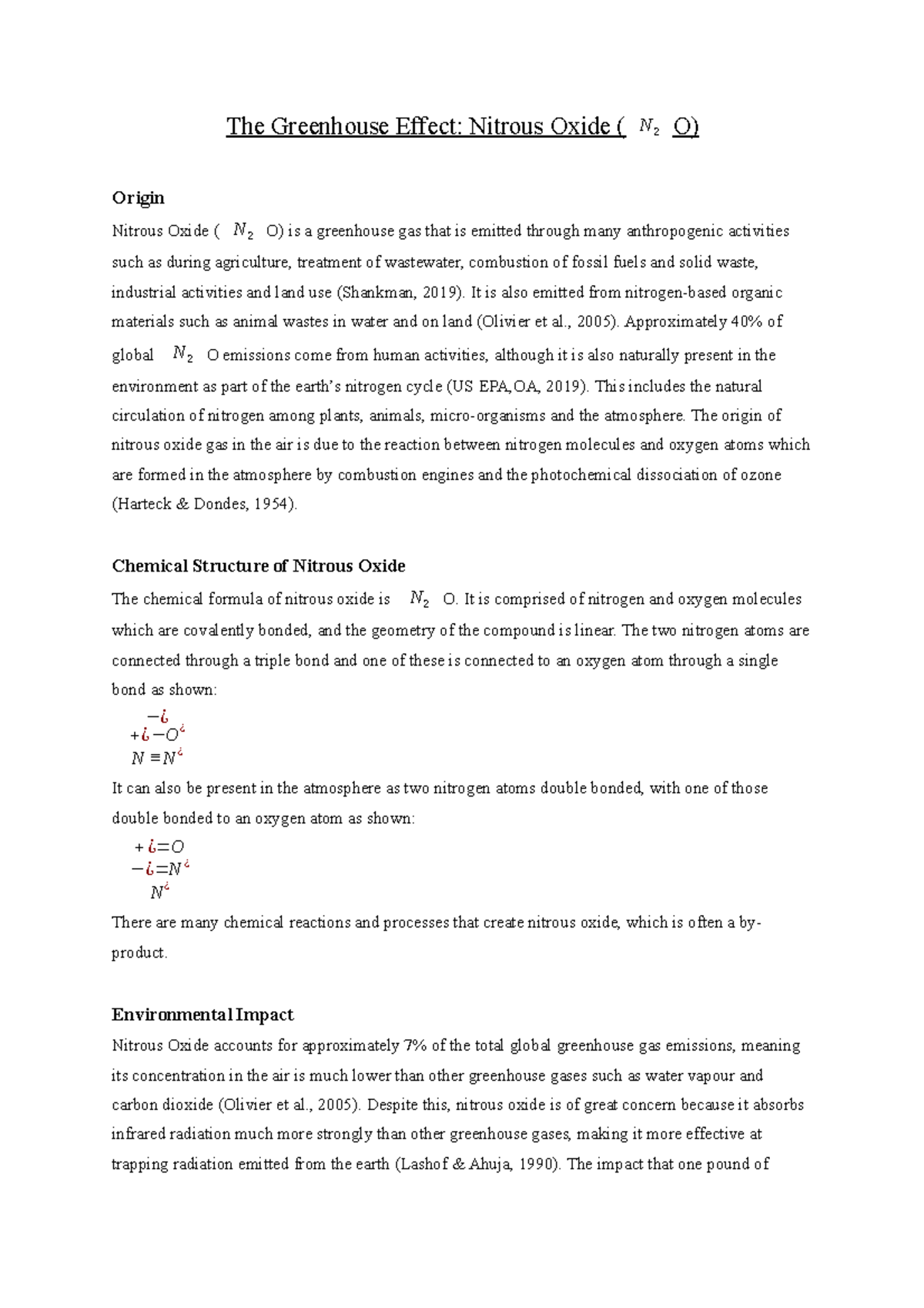 The Greenhouse Effect - topic assignment - 065621 - Studocu