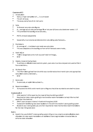 Store Grading - Store Grading The problem with stock allocation ...