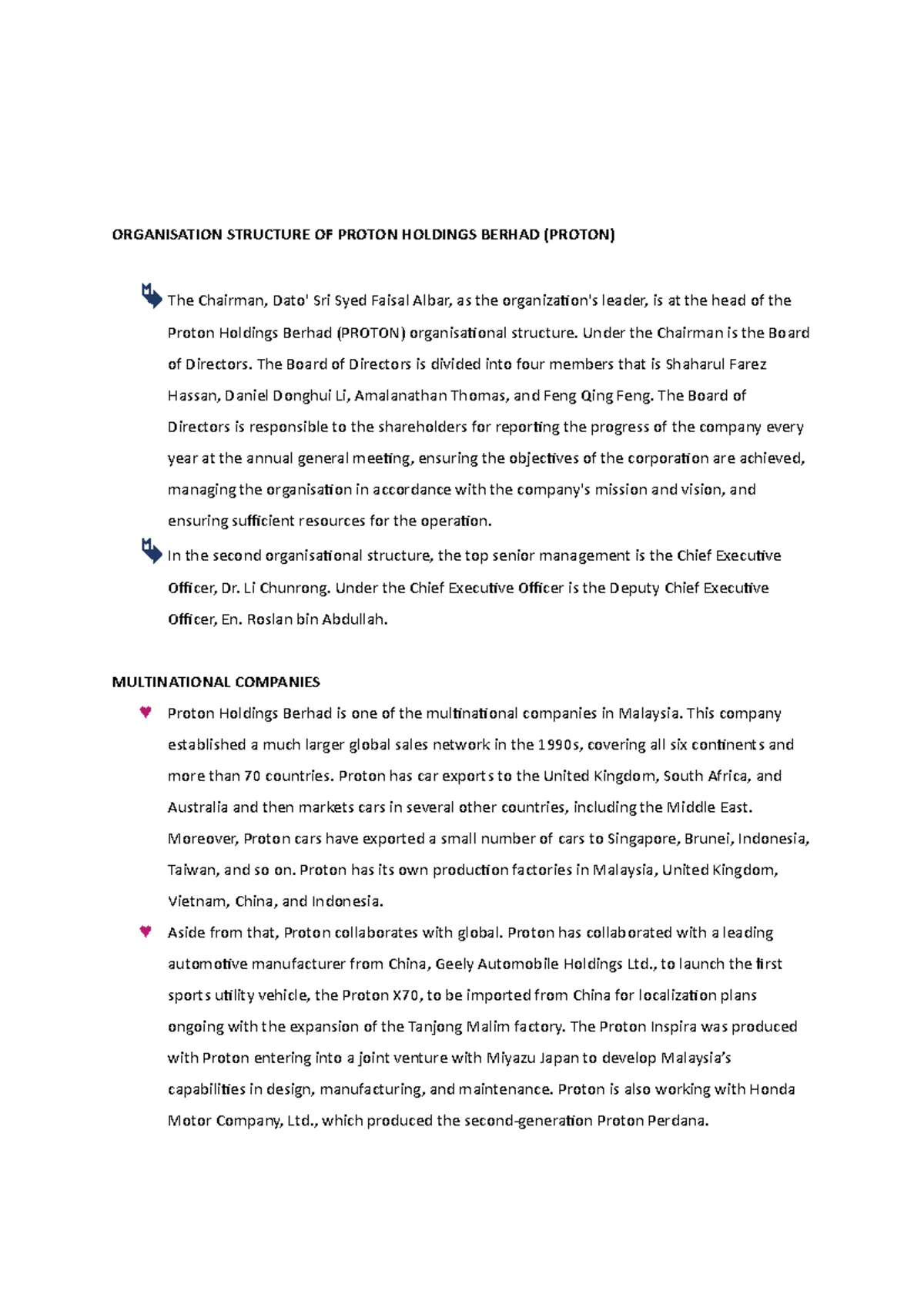 Proton - semoga bermanfaat untuk semua yang membaca - ORGANISATION ...