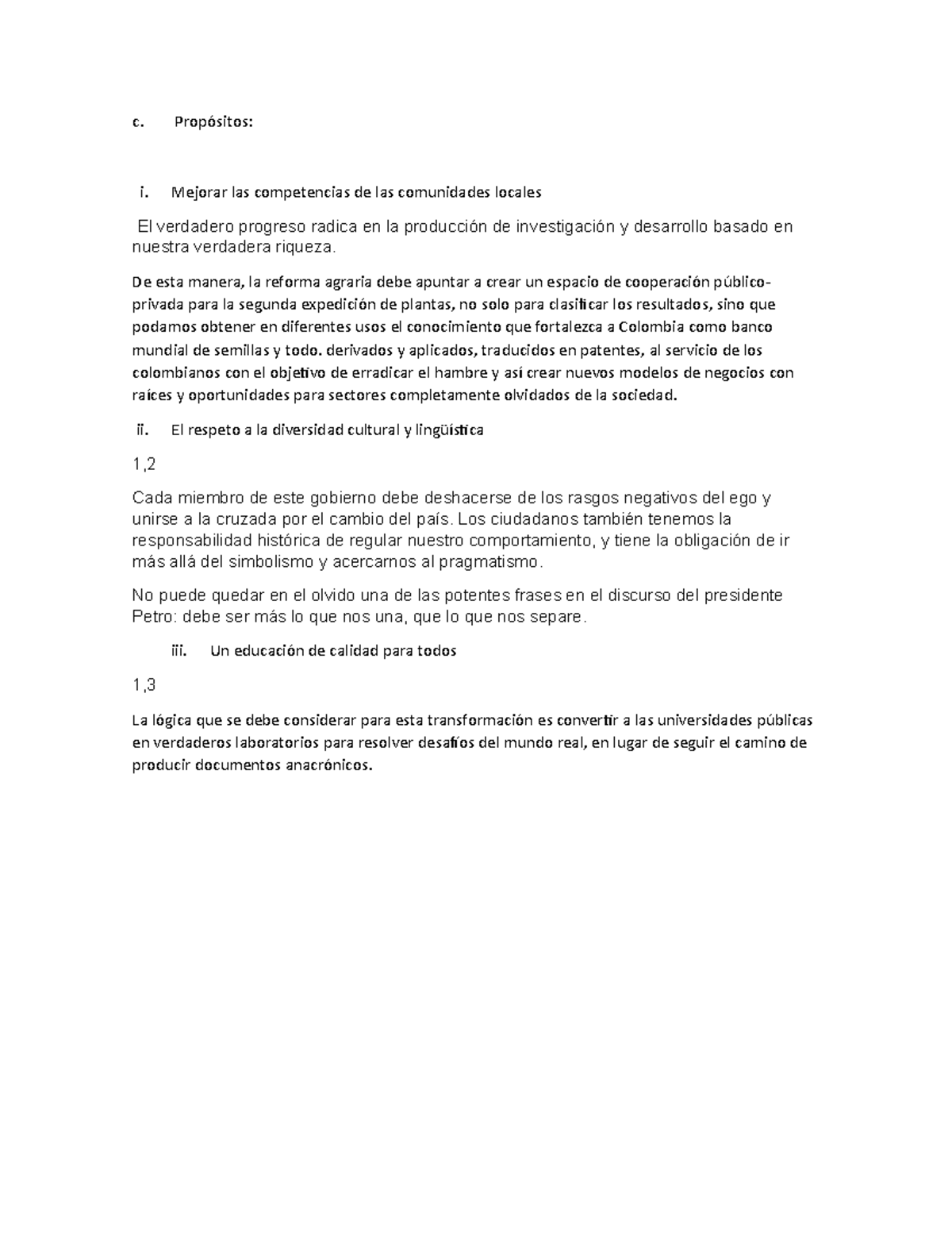 Catedra - uyguyg - c. Propósitos: i. Mejorar las competencias de las ...