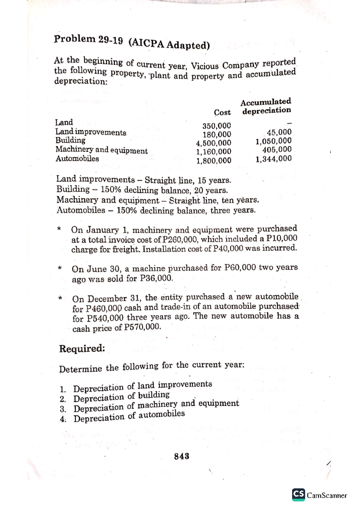 Problem 29 - Intermediate Accounting (Volume One) 2021 Edition Author ...