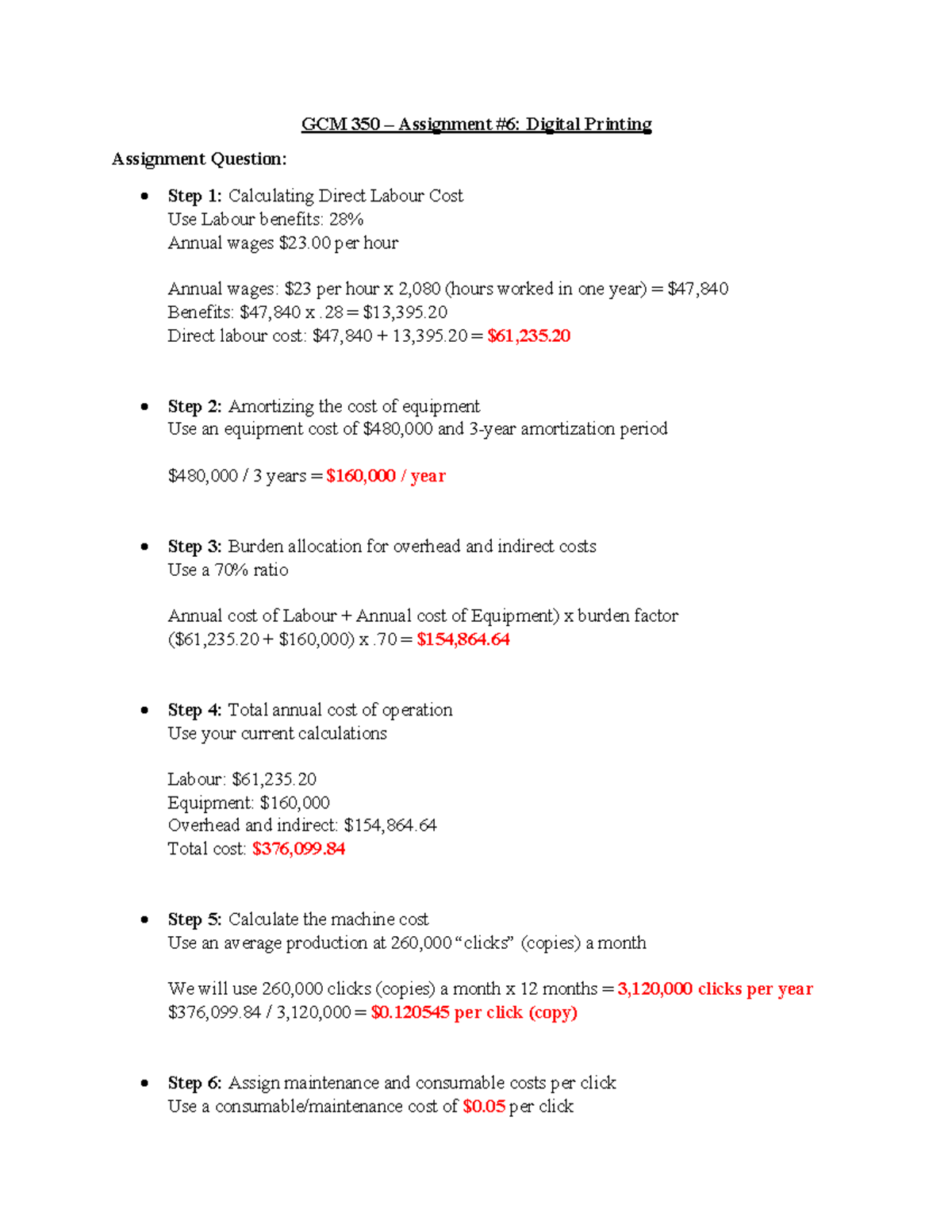 Assignment #6: Digital Printing - GCM 350 – Assignment #6: Digital ...