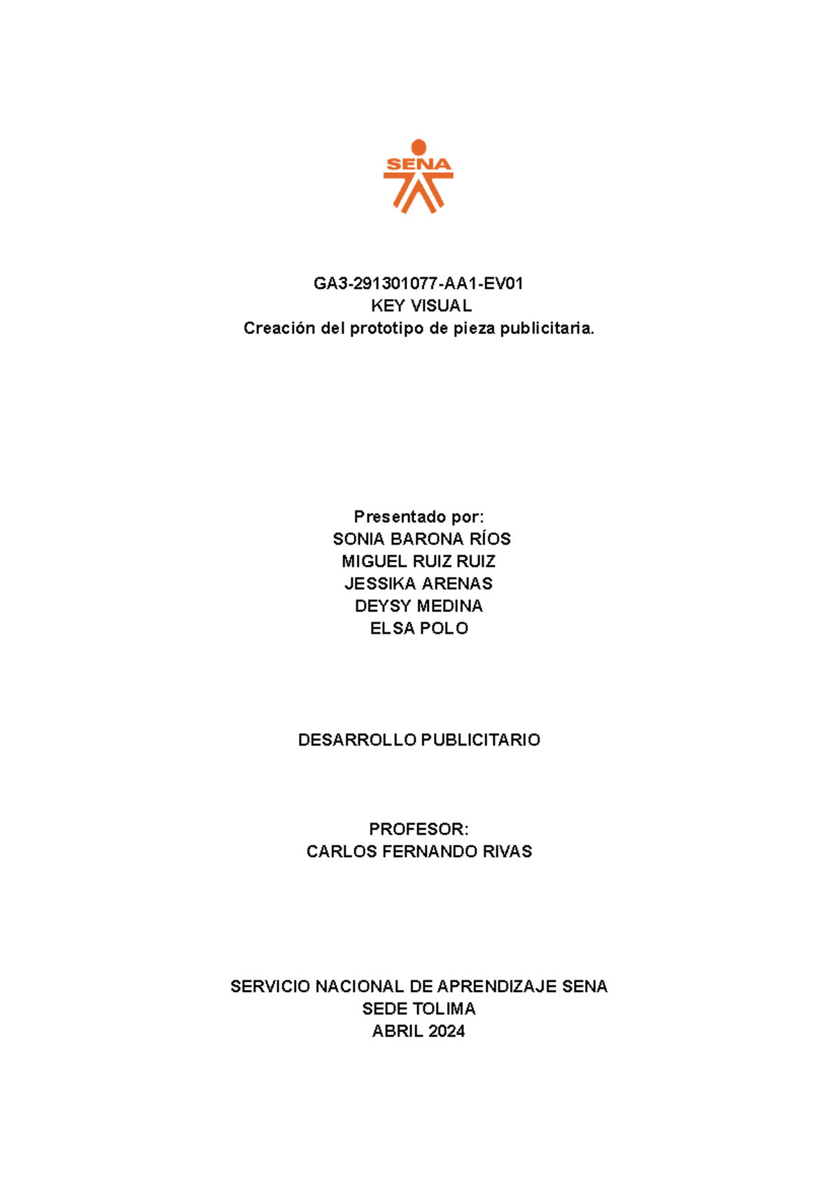 Keyvisual - GA3-291301077-AA1-EV KEY VISUAL Creación del prototipo de ...