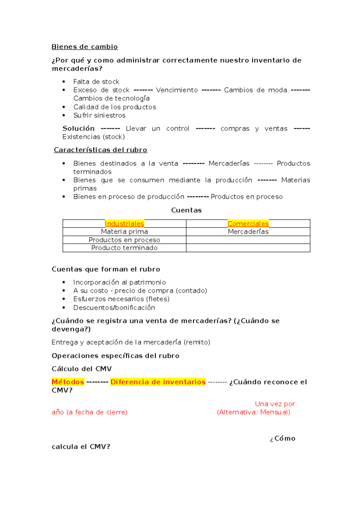 Bienes de cambio - sskdjadkjdksd - Bienes de cambio ¿Por qué y como administrar correctamente ...