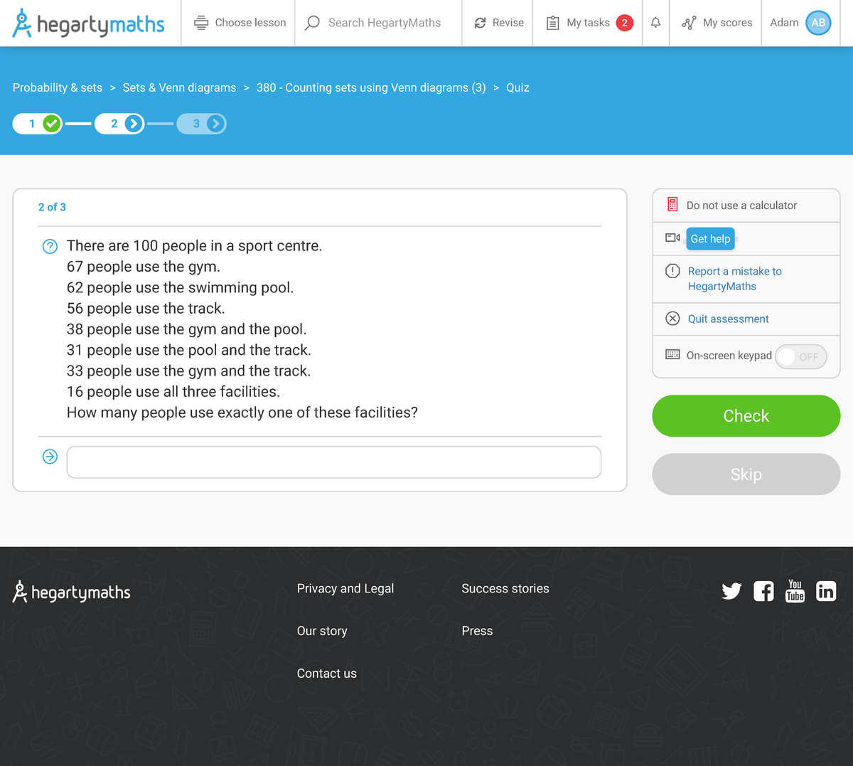 Hegarty Maths 2 - Jelloo - ! Choose lesson " Search HegartyMaths ...