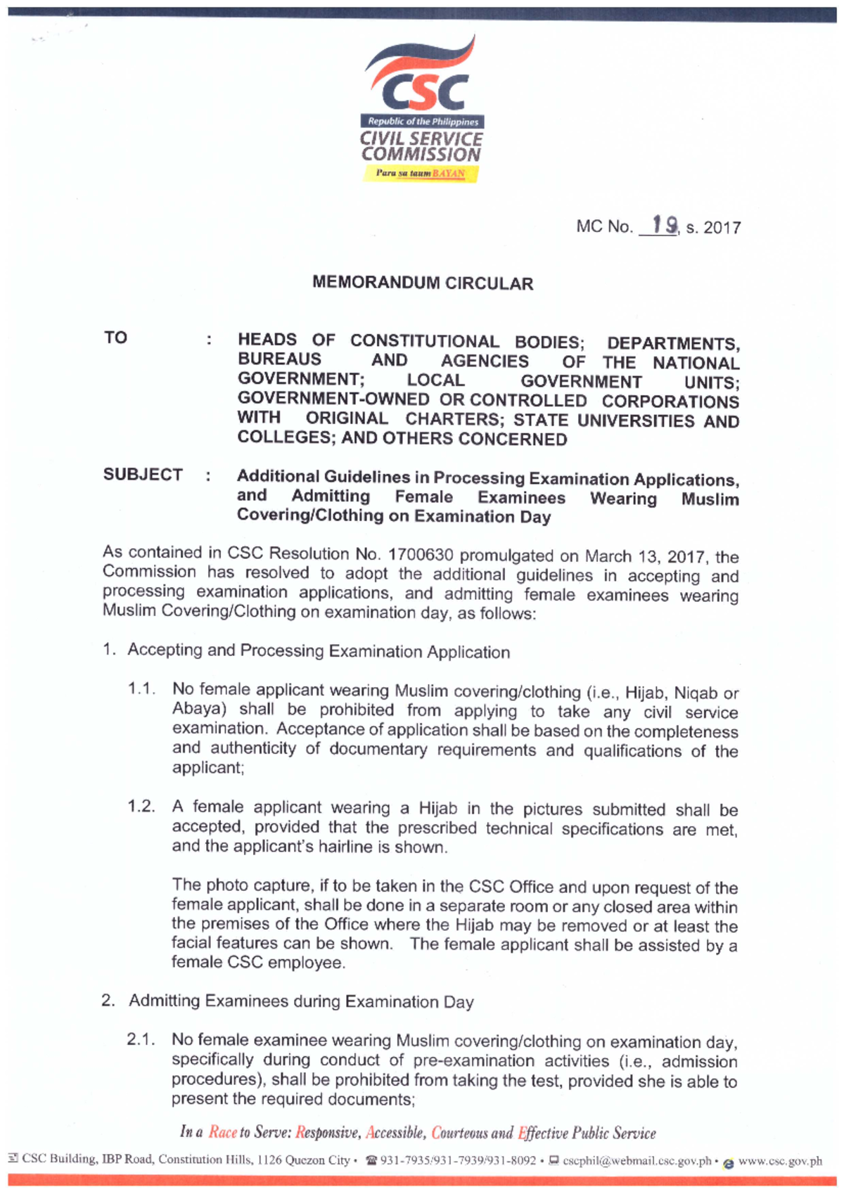 MC No. 19 s. 2017 - MC No. 19 s. 2017 - Entrepreneurship - Studocu