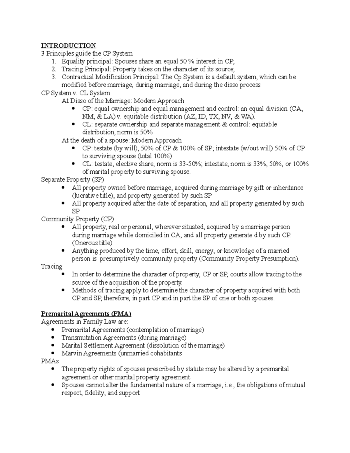 CP Outline - INTRODUCTION 3 Principles guide the CP System 1. Equality ...