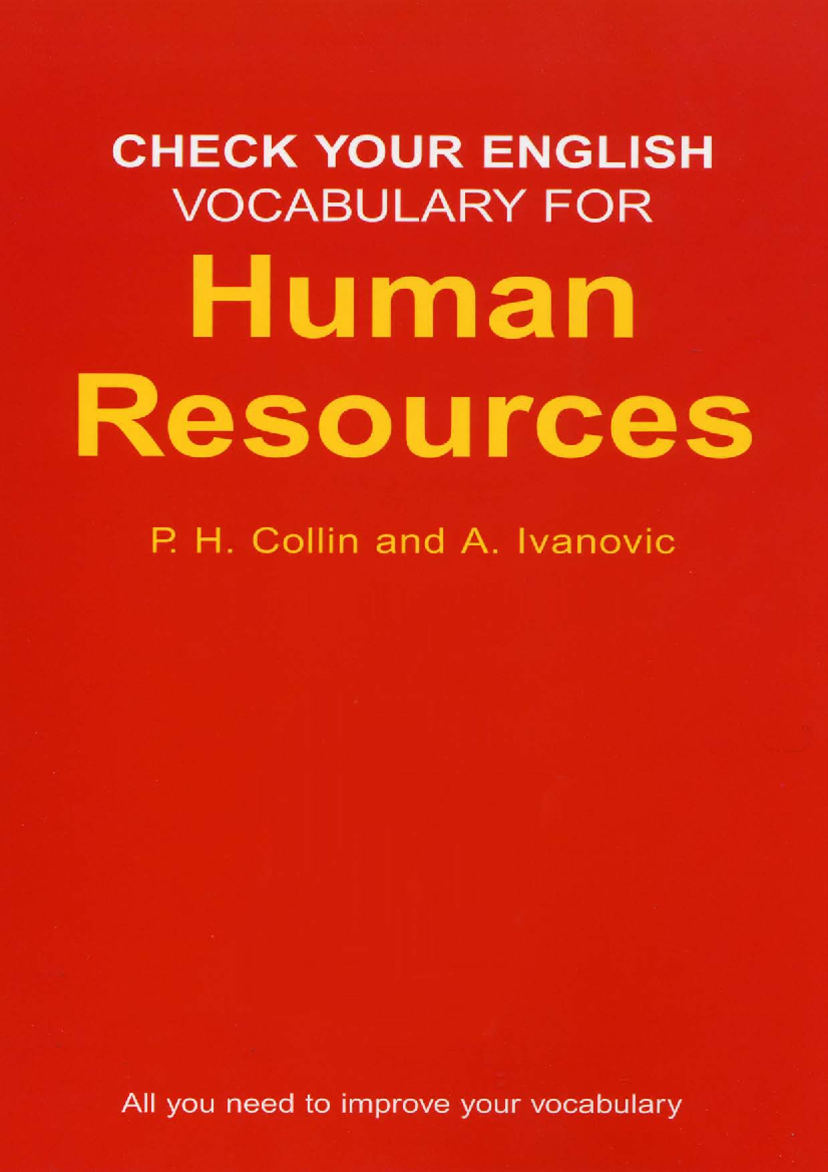 Dictionary of Human Resources and Personnel Management Over 8,000 Terms ...