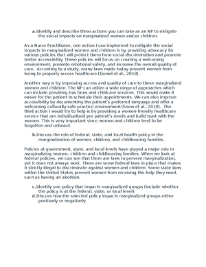 NR500NP Roles in APN - APRN Role - NR500NP - Chamberlain University ...