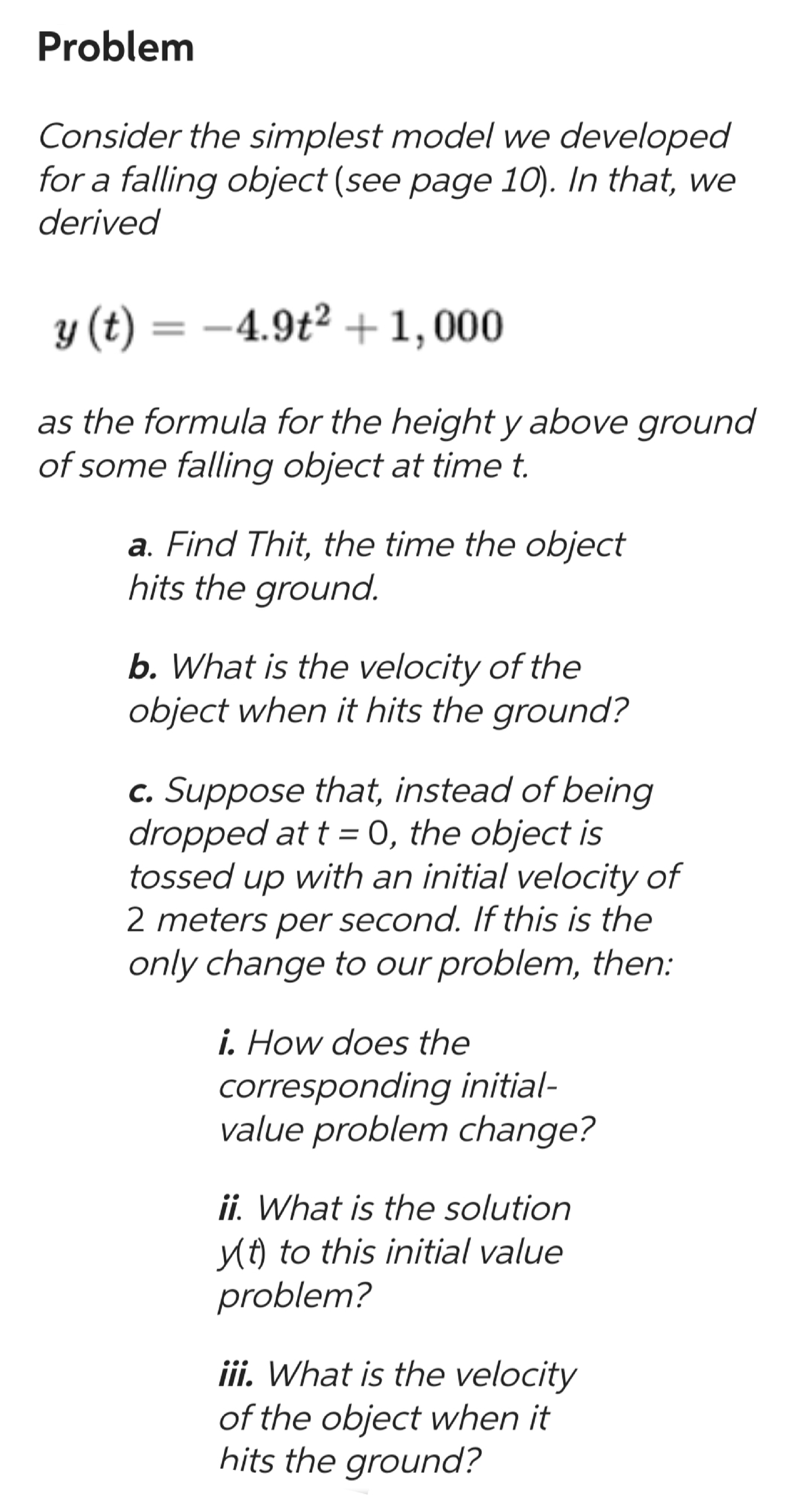 Problem on Differential Equations - Studocu
