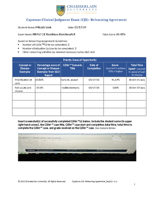 Capstone Affirming Nclex Readines II Assignment Guidelines Sept23 - Affirming NCLEX-RN ...
