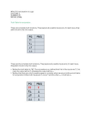 Logic pt 3 - APHI 210 - Introduction to Logic Lecture 2 Part 3 Indicators Conclusion indicators ...