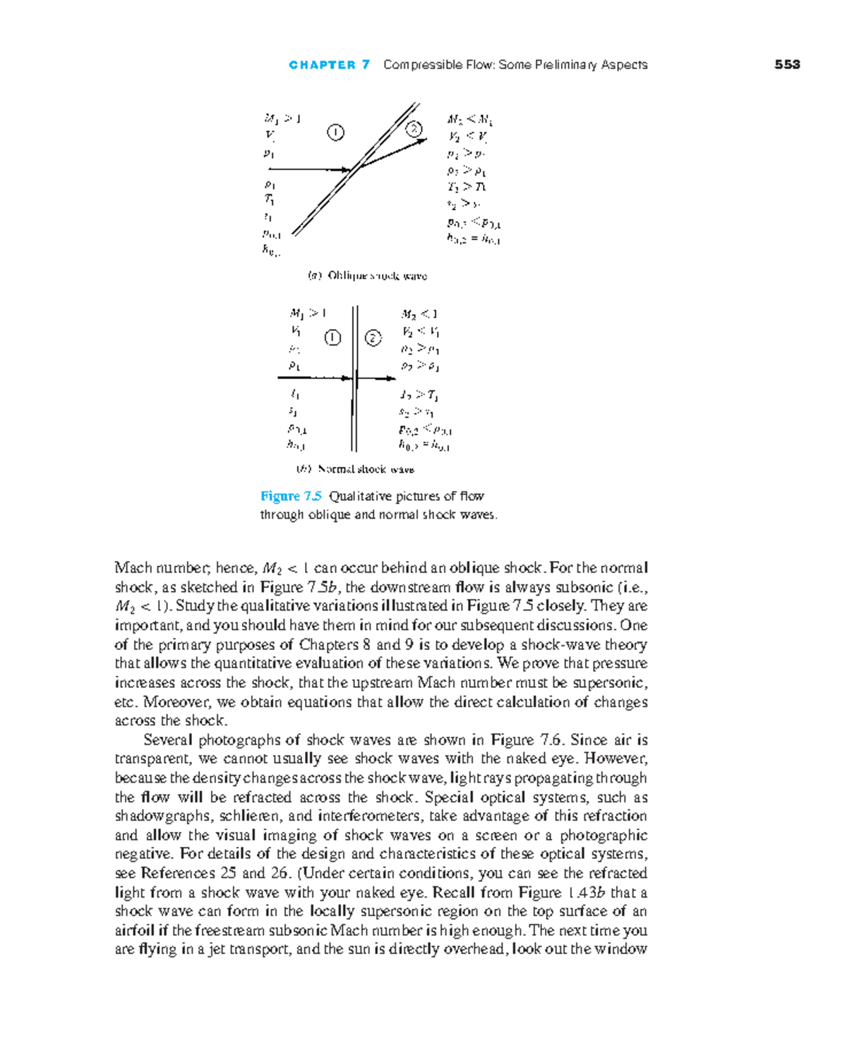 Aerodynamics Lecture 23 - C H A P T E R 7 Compressible Flow: Some ...
