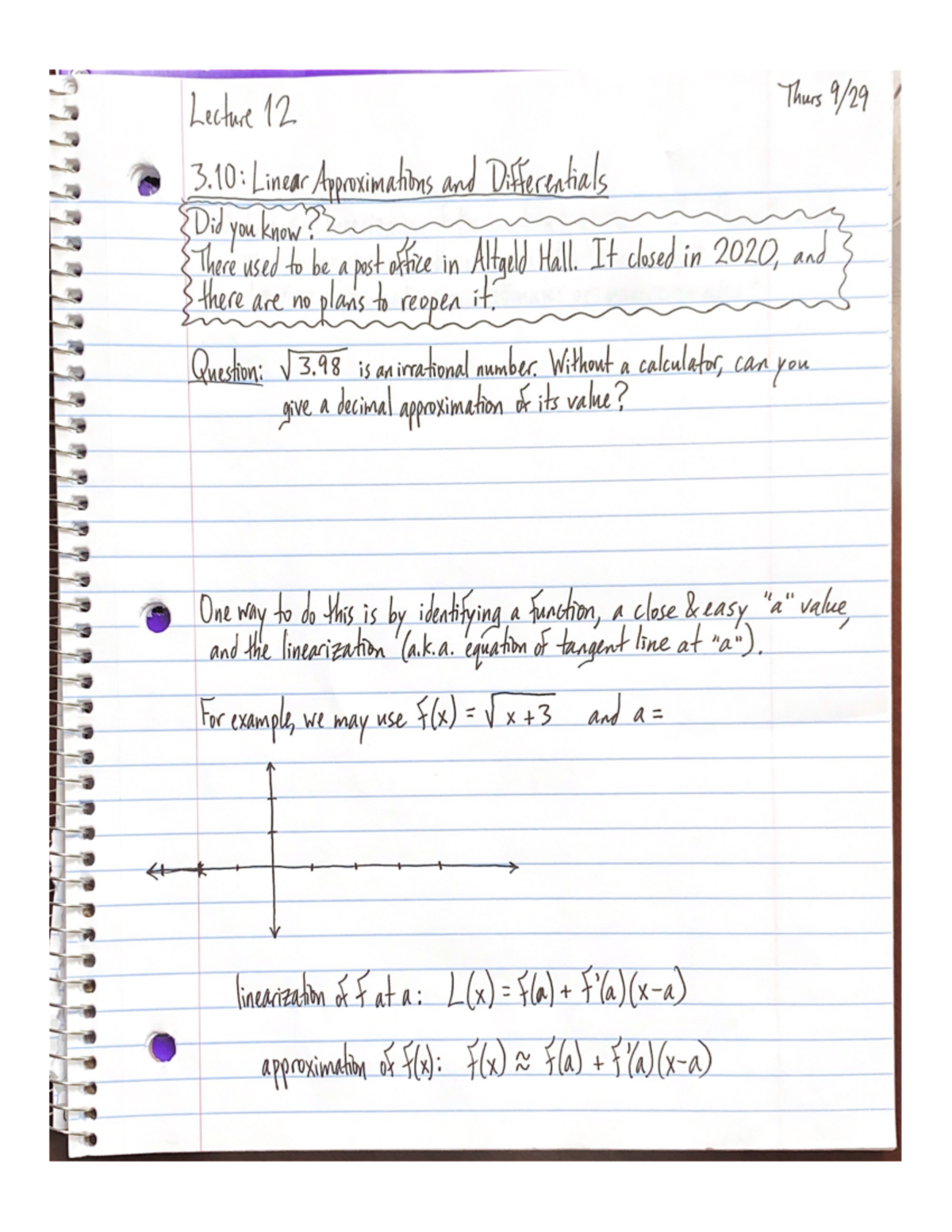 09-29 Lecture Outline - MATH 221 - Illinois - Studocu