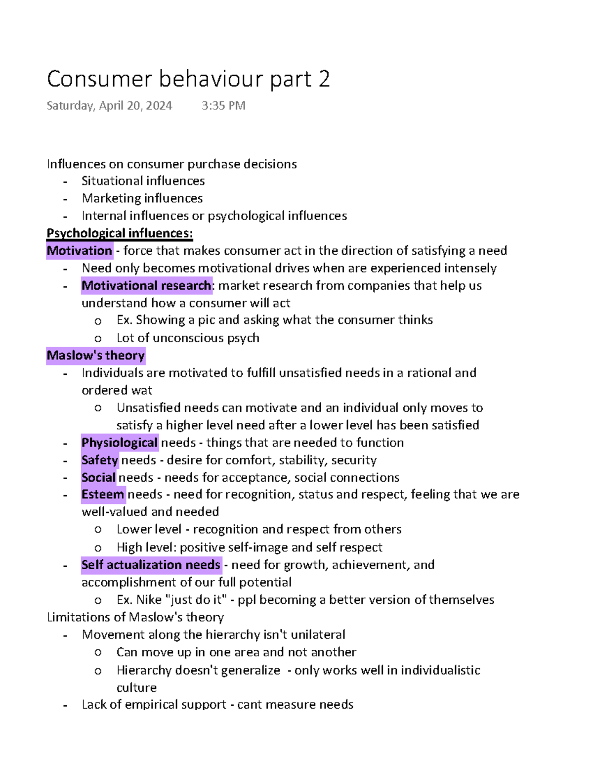 Consumer behaviour part 2 - Influences on consumer purchase decisions ...