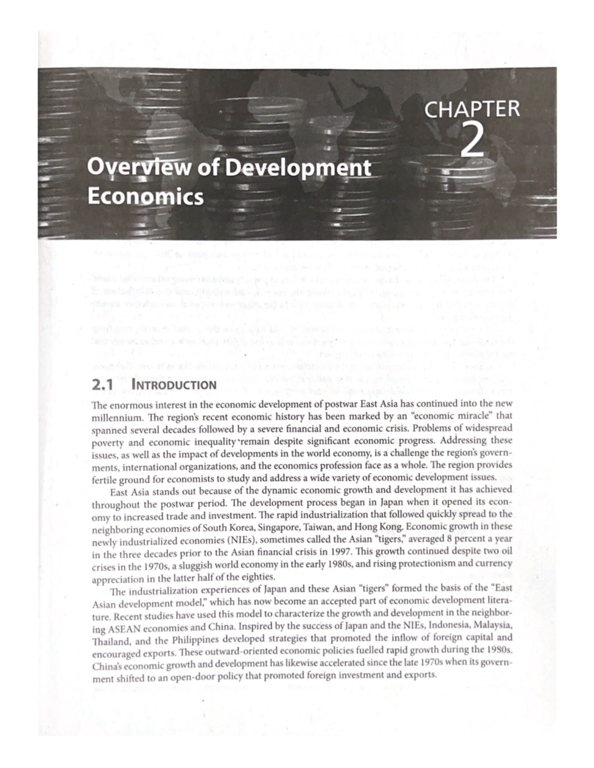 Chapter 2 Overview Of Economic Development - Accounting - Studocu
