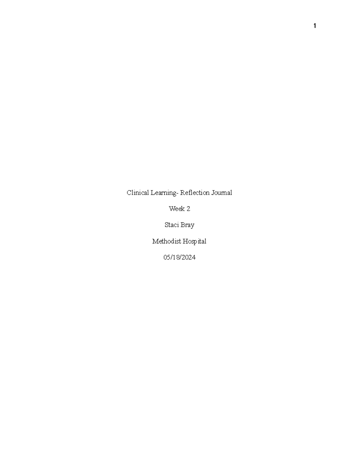 Clinical Learning - NR-226 - Studocu