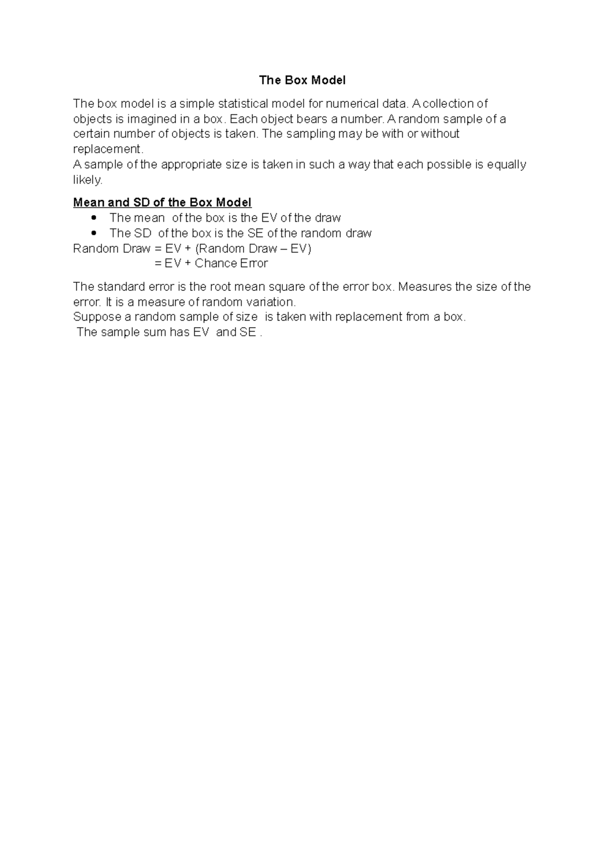 L13- The Box Model - The Box Model The box model is a simple ...