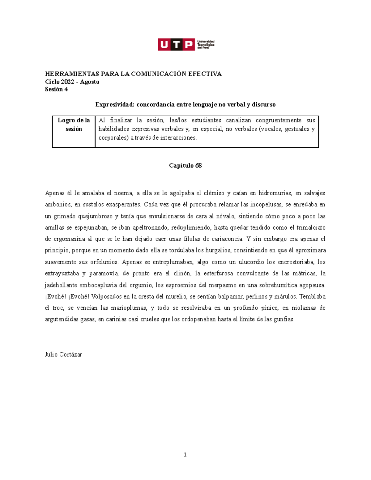 S04.s1 Capítulo 68 - Lectura - HERRAMIENTAS PARA LA COMUNICACIÓN EFECTIVA Ciclo 2022 - Agosto ...
