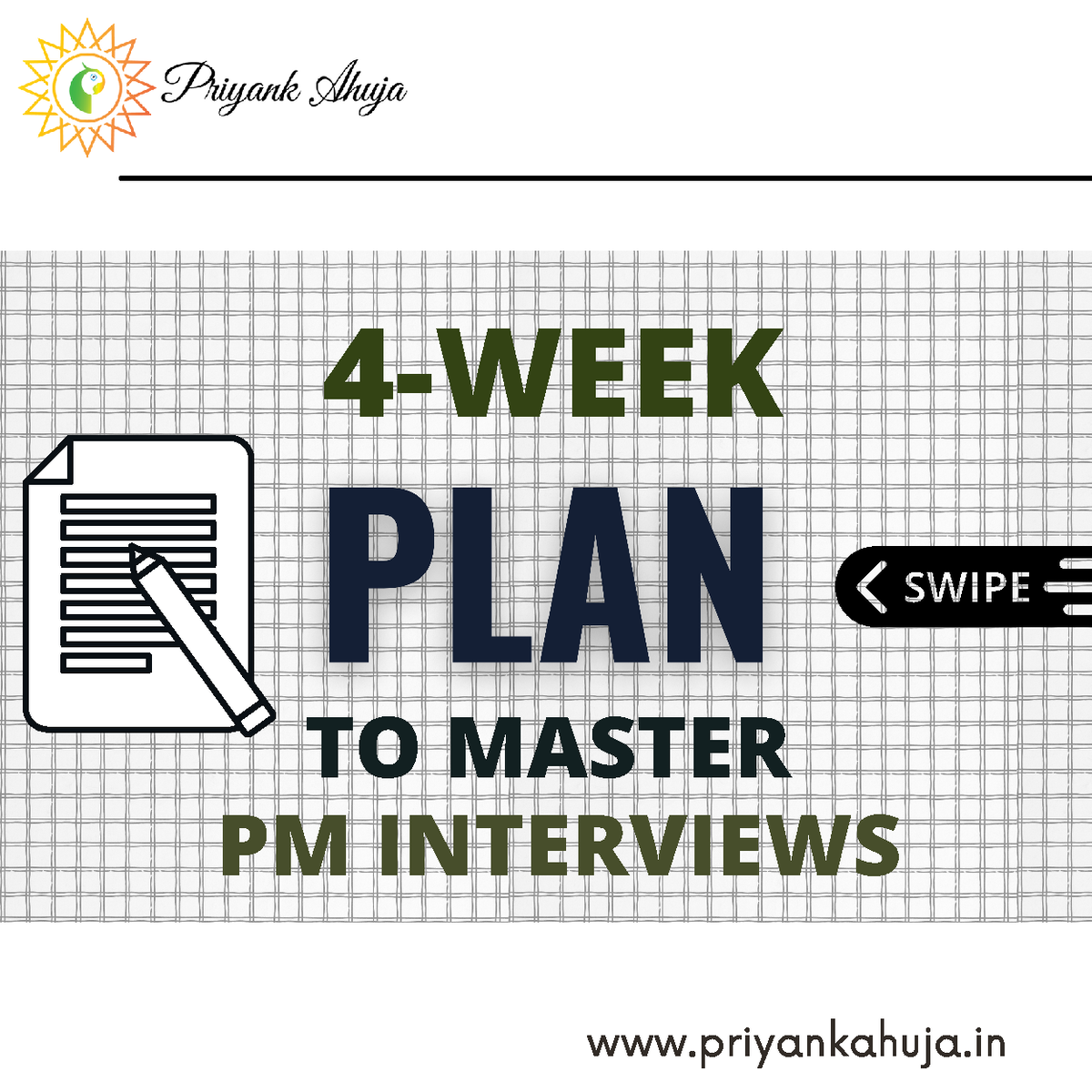 4 Week Interview Plan Placement - 4-WEEK TO MASTER PM INTERVIEWS Spend ...