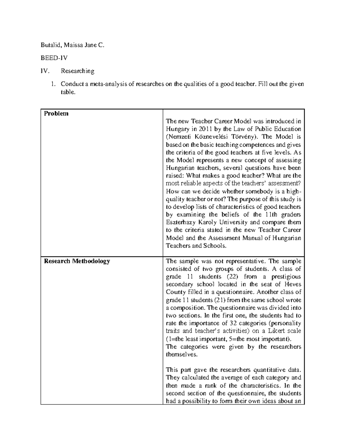 Anex L 8-LGE - Activities - Butalid, Maissa Jane C. BEED-IV IV ...