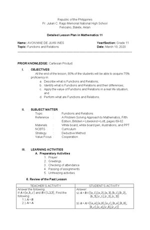 Math 4 adding similar fraction - DETAILED LESSON PLAN MATHEMATICS IV I ...