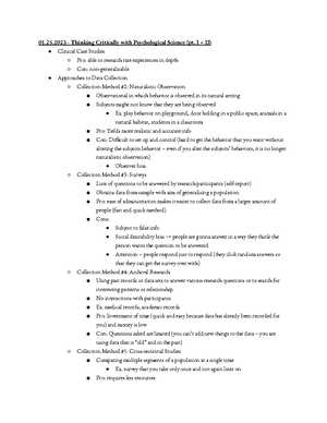 Thinking and Intelligence(1) 4 - What is cognition? ! Thinking ...